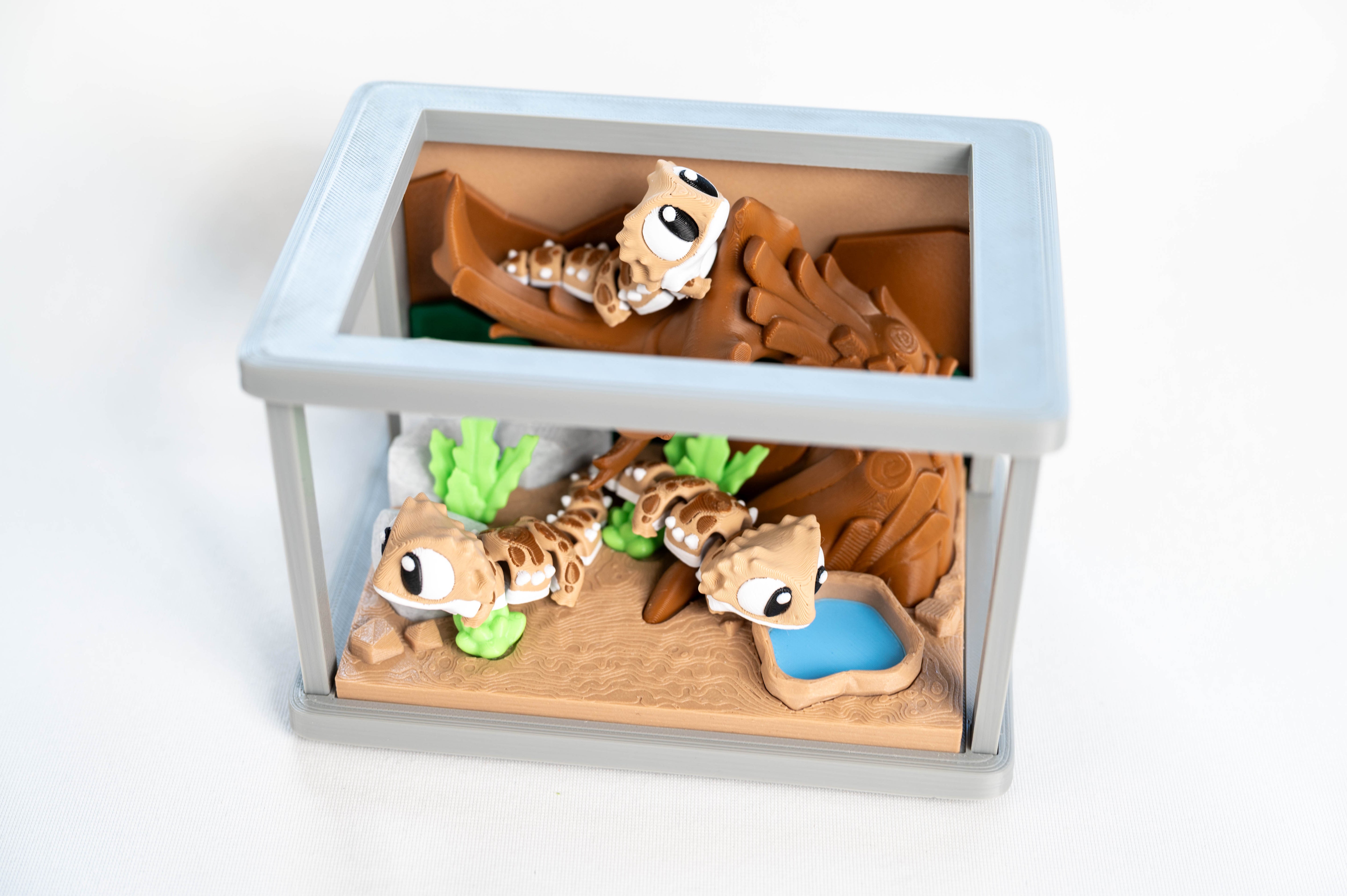 Bearded Dragon & Gecko Terrarium Toy Playset – Turtle Creations