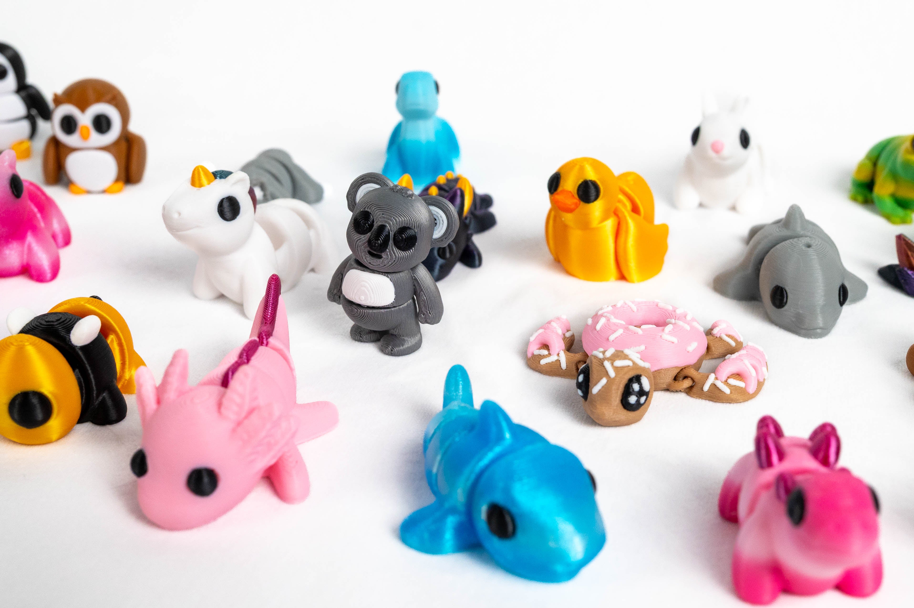Fiddlies, 3D Printed Animals, Fidget Toy For Children And Adults ...