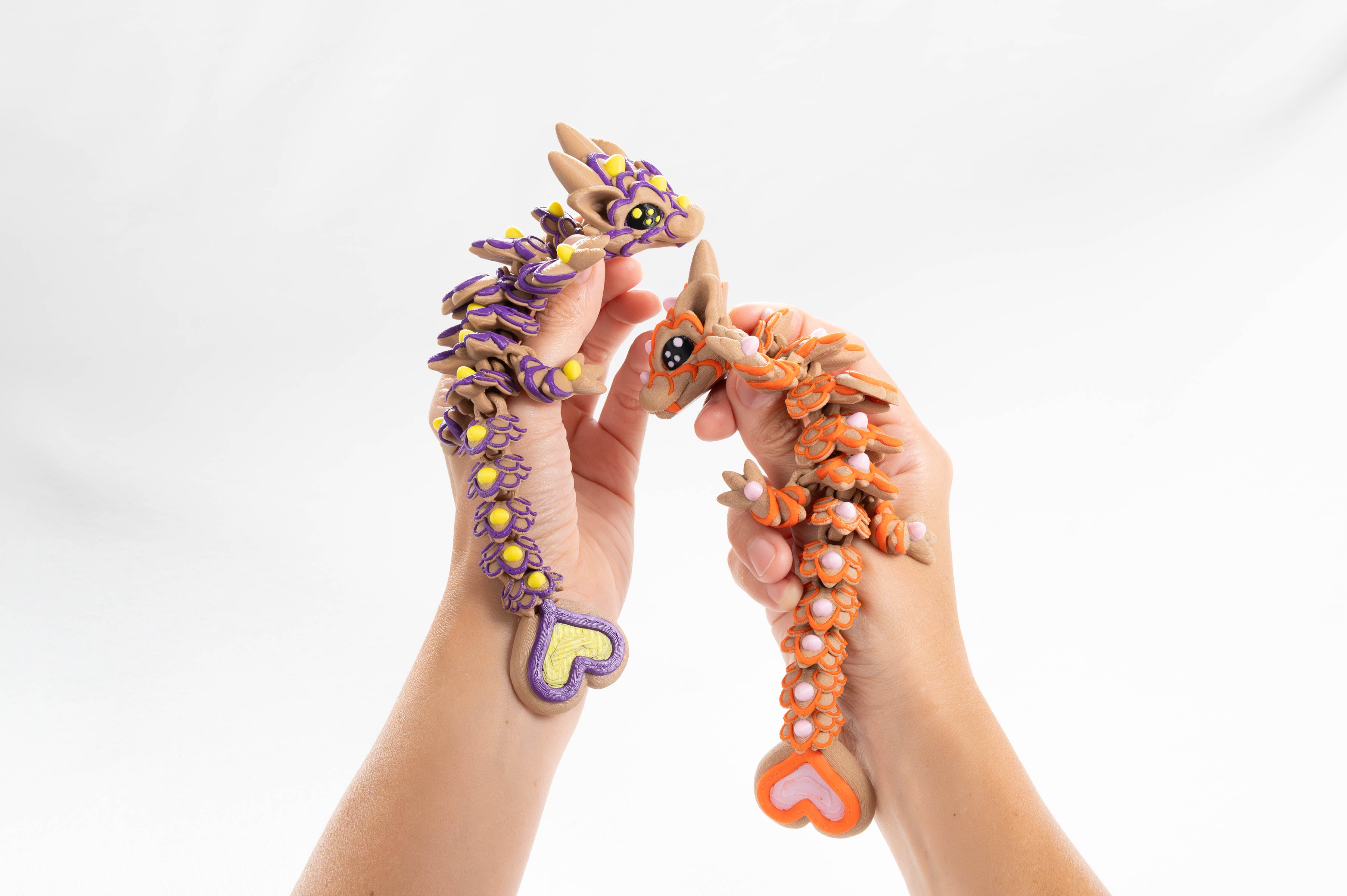 Heart Cookie Dragon Baby - 3D Printed Dragon Toy – Turtle Creations